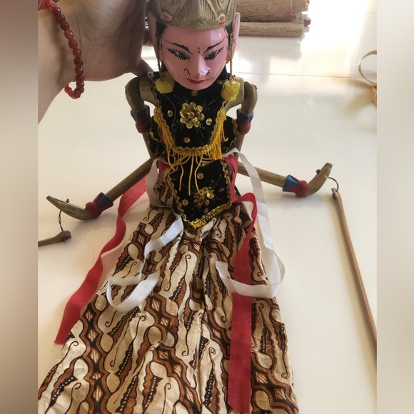 Vintage | Accents | Vintage Javanese Wayang Golek Theatre Puppet 96s ...